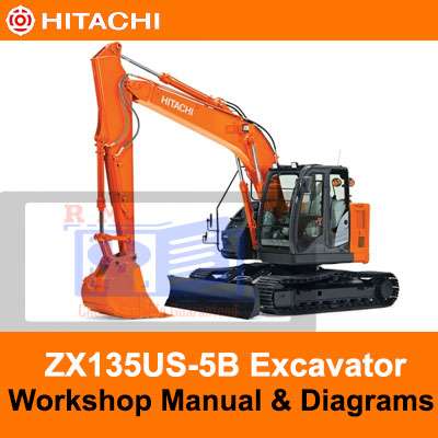 Hitachi ZX135US-5B Workshop Manual and Diagrams PDF Manual Download ...